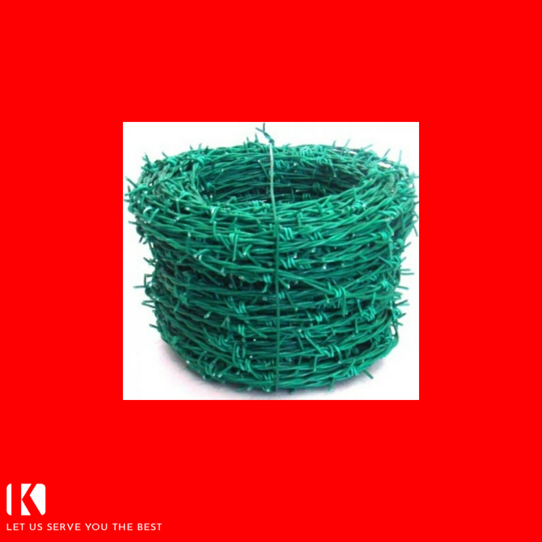 FENCING PVC COATED BARBED WIRE 5KG